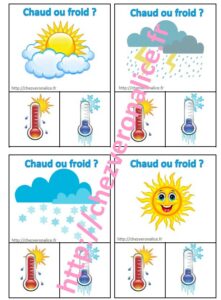 Chaud froid carte à pince série 2 - Chez Veronalice