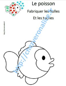 Pâte à modeler poisson - Chez Veronalice