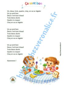 Comptines Alimentation - Chez Veronalice